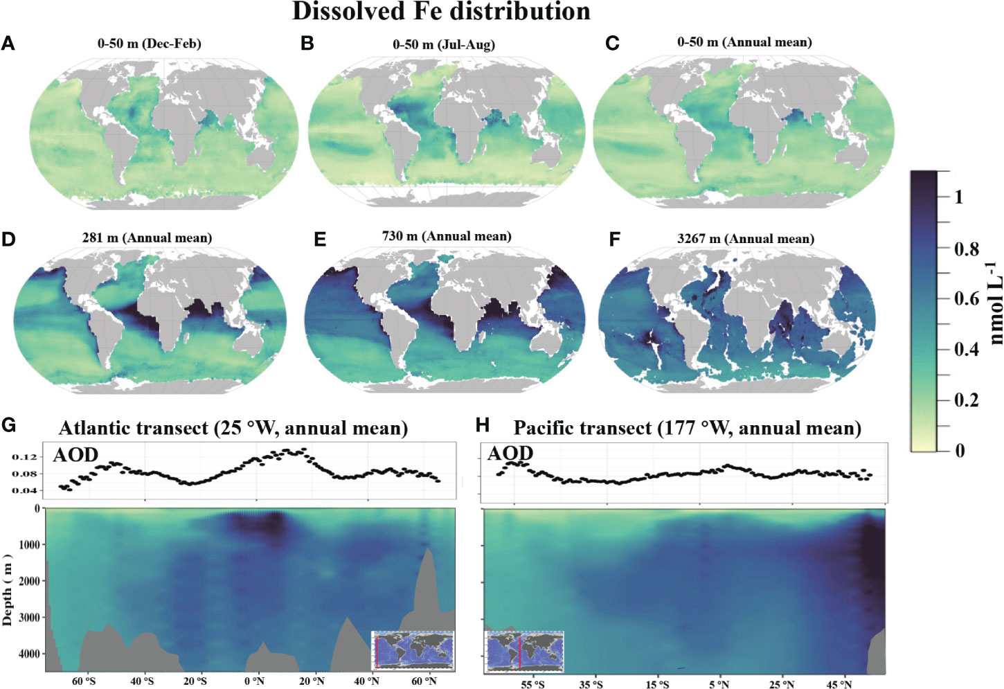 Global distribution of iron in the ocean – Cassar Lab
